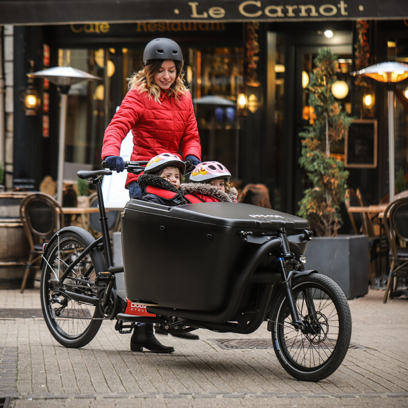 Le vélo cargo électrique Douze Cycles G4e dispo en magasin Cyclable