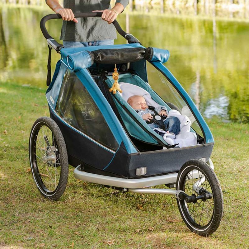 Votre remorque vélo enfant Croozer Kid Plus for 1/2 sur Cyclable.com